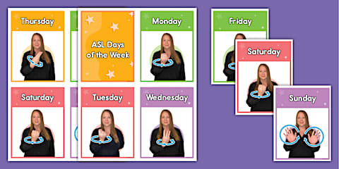 ASL Emotions Flash Cards