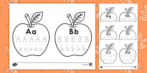 Grondslagfase Huistaal - Handskrif - Hoofletters A - Z - Letterformasie ...