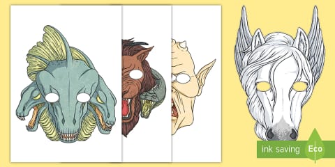 Ancient Greek Theatre Role-Play Masks