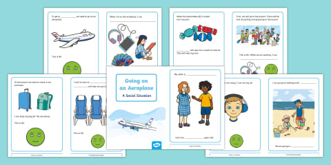 Going on a Plane Journey Sequencing Posters