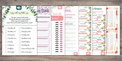 Wedding Activity Pack