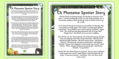 Spelling Phonics tch and ch Sounds Worksheet - tch, ch Words