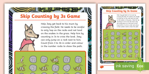 Skip Counting by 2s Game