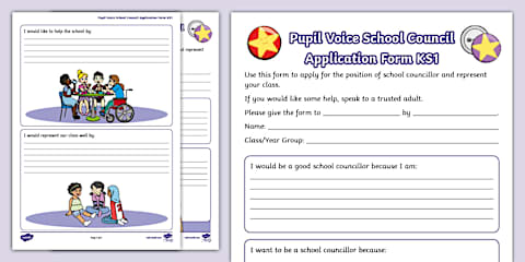 School Council Election Candidate Speech Writing Frame