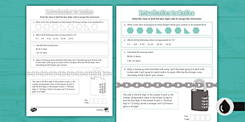 Equivalent Ratios Activity