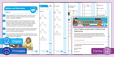 Year 3 Number and Algebra Assessment