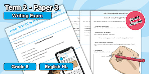Grade 8 - Creative Arts - Music - Term 3 - Test (CAPS Aligned)