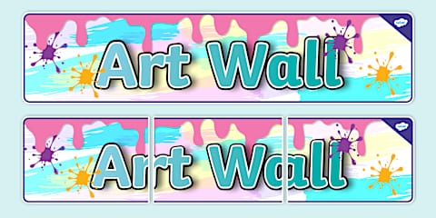 Our Learning Wall Display Banner