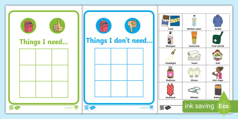 Survival Guide Leaflet Template