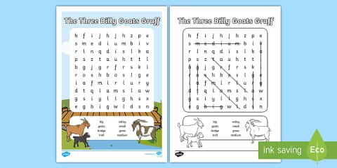The Three Billy Goats Gruff Number Lines 0-30 - number lines, 30