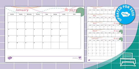 Teacher Planner Blank Term Planning Overview - Twinkl