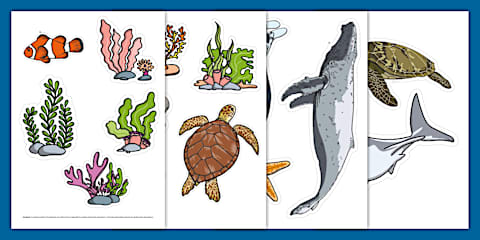 Under The Sea Collage Pack