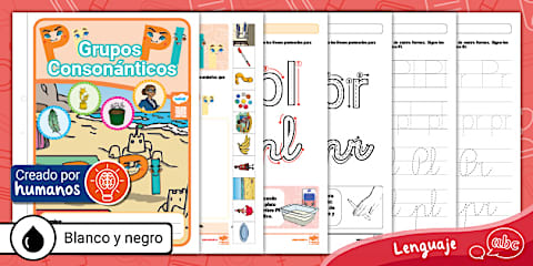 Póster: Grupos Consonánticos Cl, Cr, Tl, Tr