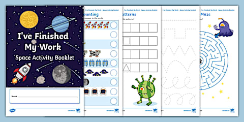 I've Finished My Work- Spring Activity Booklet FS