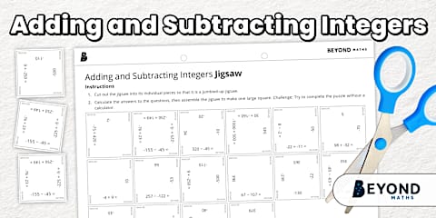 Multiplying and Dividing Negative Fractions Jigsaw