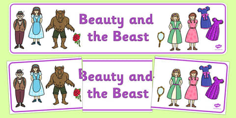 Beauty and the Beast Vocabulary Poster - tradiitonal tales, vocab