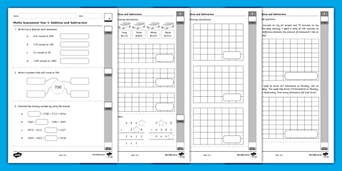 Year 5 Term 1 Maths Assessment
