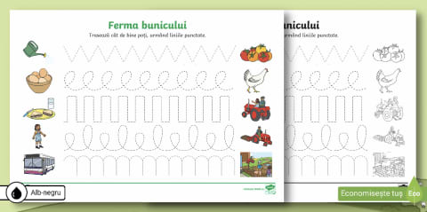 Mănușa – Fișă cu elemente grafice