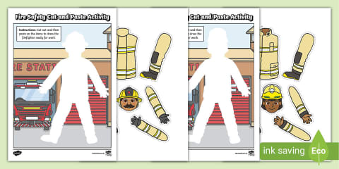Fire Safety Stop, Drop, and Roll Cut and Paste Sequencing Activity for ...
