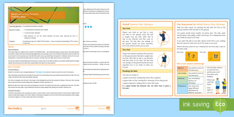 Children's Netball Rules PowerPoint