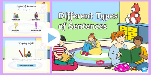 Commands, Questions and Statements Sorting Activity