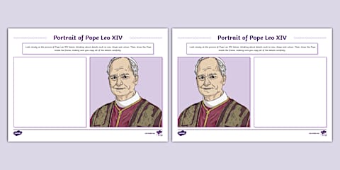 KS2 Pope Leo XIV Mind Map - RE - Twinkl
