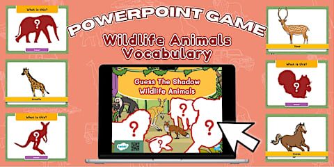 Sea Animals Guess The Shadow Powerpoint Game