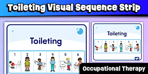 Visual Timetable Using the Toilet (Girls)