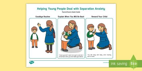 Separation Anxiety: Saying Goodbye to Mom Social Story Booklet for ...