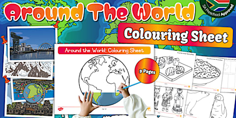 Preschool: Father's Day-Braai Colouring