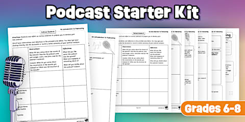 How to Write a Podcast Display Poster