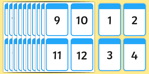 Numbers to 120 Flashcards