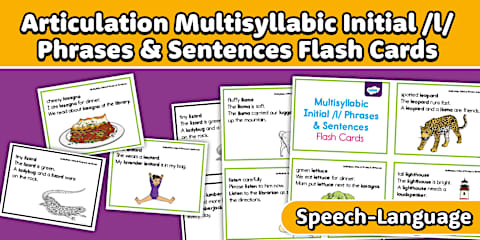 Articulation Initial /r/ Carryover Practice Activity Mat for SLP