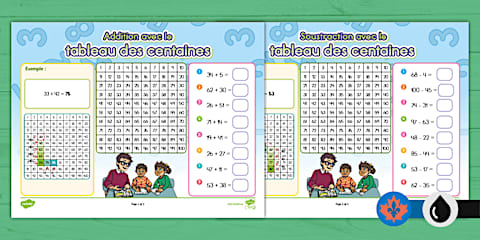 Addition Within 100 Activity French