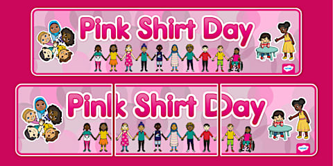 FREE Pink Shirt Day Primary Activity Pack
