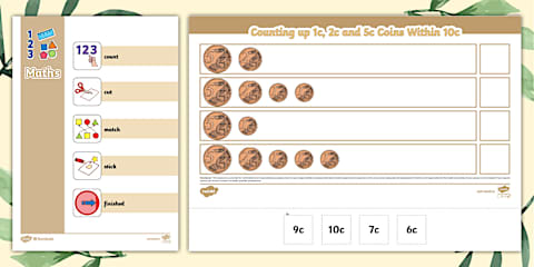 Structured Steps Money: Matching Coins Within 10c