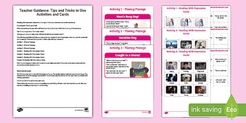 Fluency Pairs Feedback Form and Teacher Guidance Pack