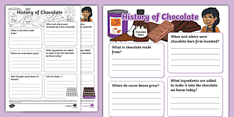 The History of Chocolate PowerPoint & Google Slides for K-2nd Grade