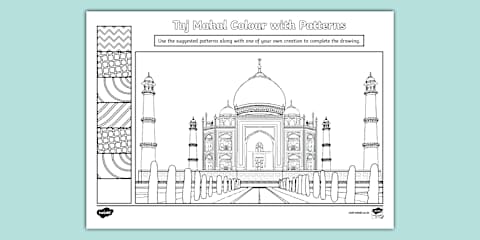 Describe the Taj Mahal Worksheet