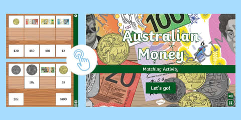 Australian Money Interactive Word Mat