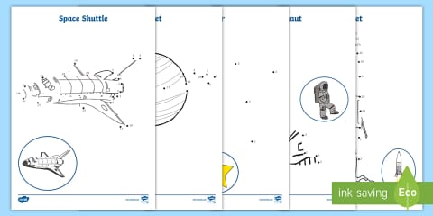 Space Themed Pencil Control Worksheets (Australia)