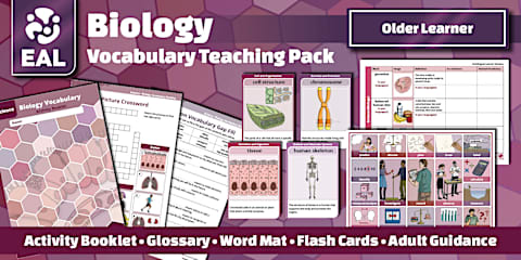 EAL Older Learners Vocabulary Teaching Pack for Science (Chemistry)