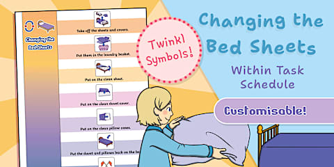 How to Make a Bed Cut and Stick Sequencing Activity