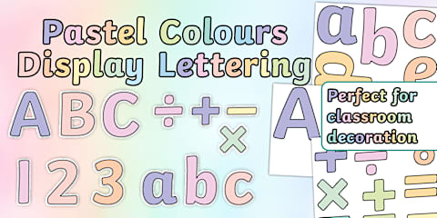Pastel Themed Display Pack