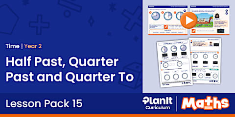 M2–47: Tell the Time on an Analogue Clock to 5-Minute Intervals | Time ...