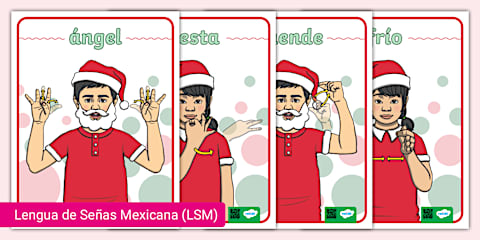 Carteles: Números del 1 al 20 en LSM