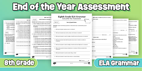 Middle School End of the Year Science Assessment for 6th-8th Grade