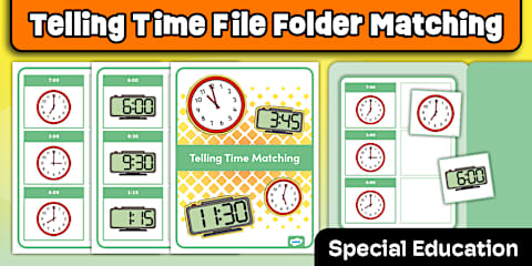 Identical and Nonidentical Matching Cards and Sorting Mats for Special ...