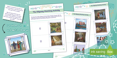 The Odyssey Characters Who's Who Activity