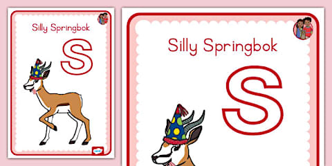 Grade R Phonics - Term 4 - x sound - Sound Character Poster (CAPS Aligned)